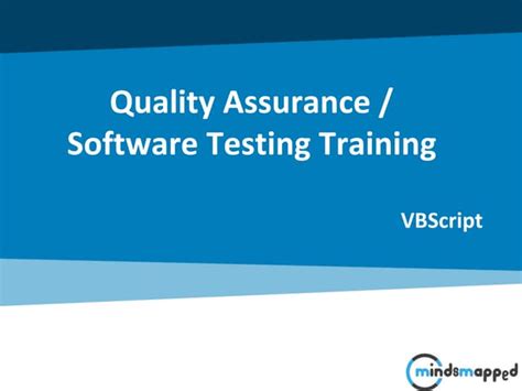 Vbscript In Software Testing Ppt