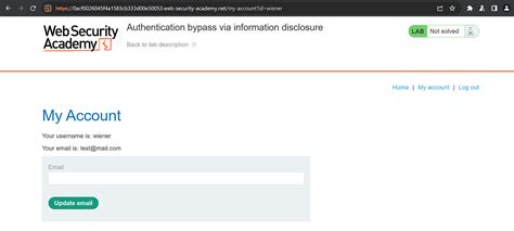 Portswigger Lab Authentication Bypass Via Information Disclosure By Black Cubical Medium