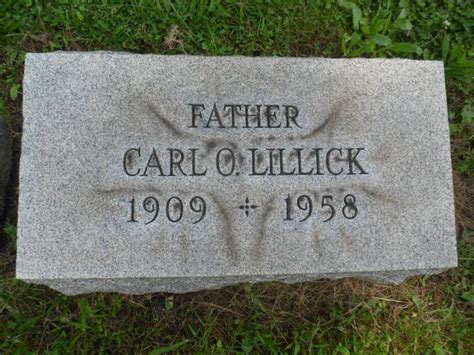 Carl Oliver Lillick 1909 1958 Mémorial Find A Grave