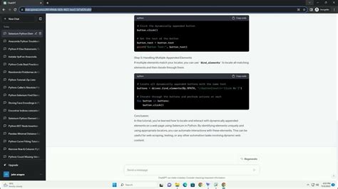 Locate Every New Appended Element Using Selenium In Python Youtube