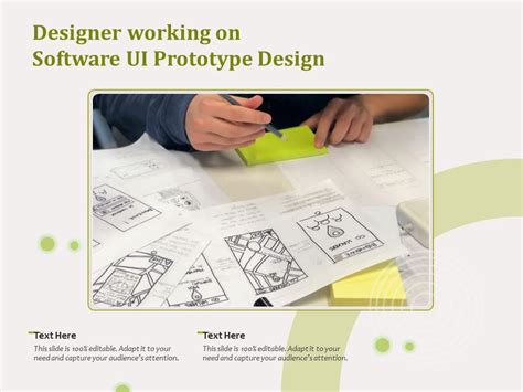 Designer Working On Software UI Prototype Design Presentation Graphics Presentation