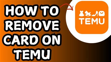 How to Remove Card from Temu App | Step-by-Step Tutorial - YouTube