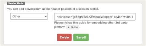 How To Embed Iframe And Javascript Codes Jublia Organizer Guide