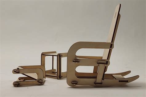 This Ready To Assemble Flat Pack Furniture Set Is Made From A Single Piece Of Plywood Yanko Design