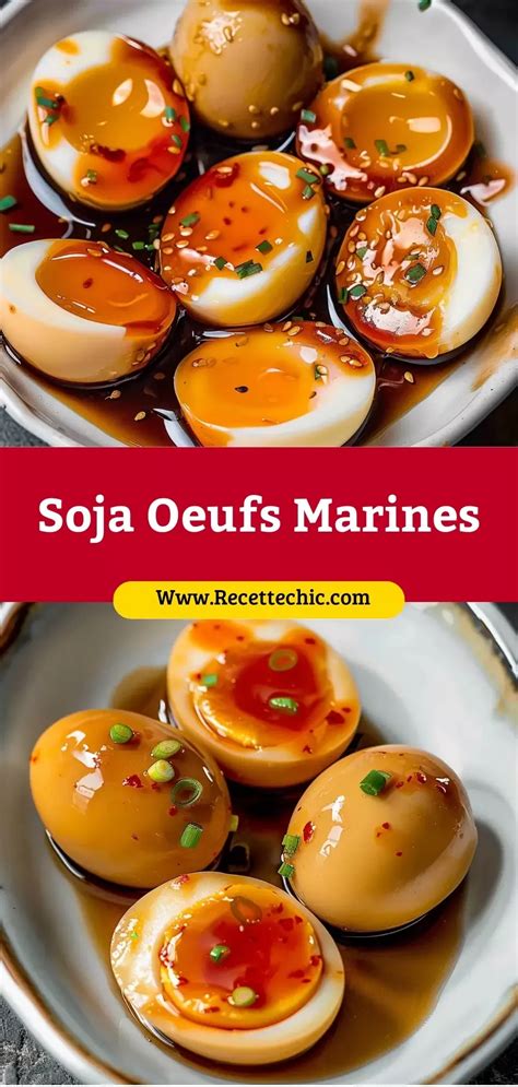 Réalisez Des œufs Marines Délicieux Recette Chic Recette Recette Oeuf Recette Oeufs Marinés