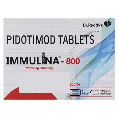 Immulina 800 Tablet View Usage Side Effects Price And Subtitute Egmedi