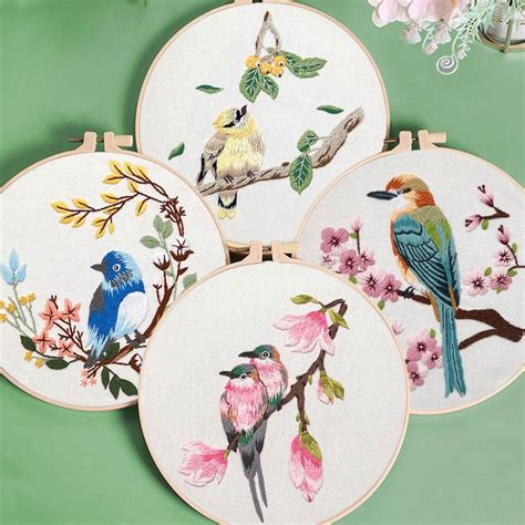 Stamped Embroidery Kits Etsy