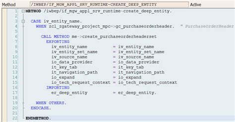 Solved Error Return Handling In Create Deep Entity Set Sap Community
