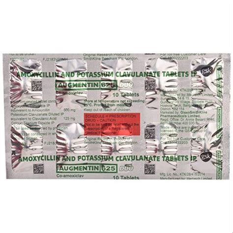 Augmentin Tablet Latest Price Dealers And Retailers In India