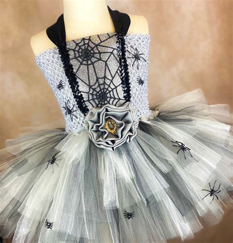 Spider Princess Spooky Halloween Costume Party Pageant Spiderweb Dress