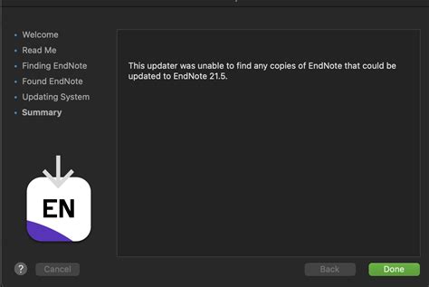 Cannot Install Entnote 21 5 Endnote Discourse