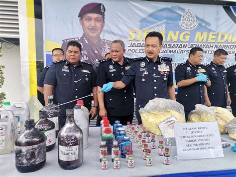 Suami Isteri Kantoi Jadikan Rumah Makmal Memproses Dadah Di Jelapang