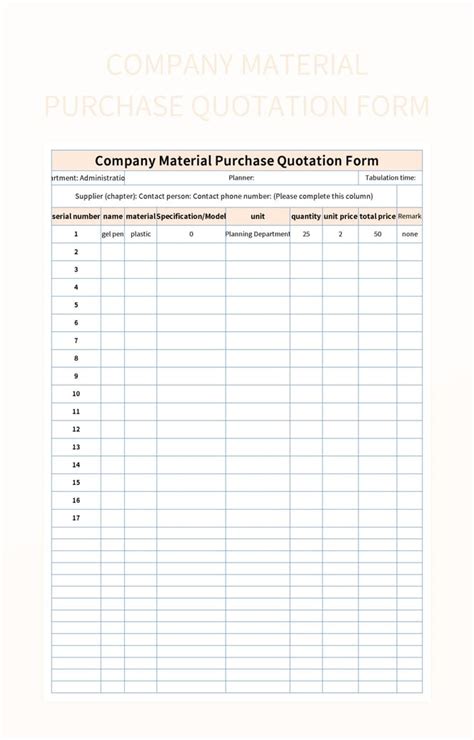 Material Purchase Requisition Form Company Purchase Order Item Purchase Requisition Excel