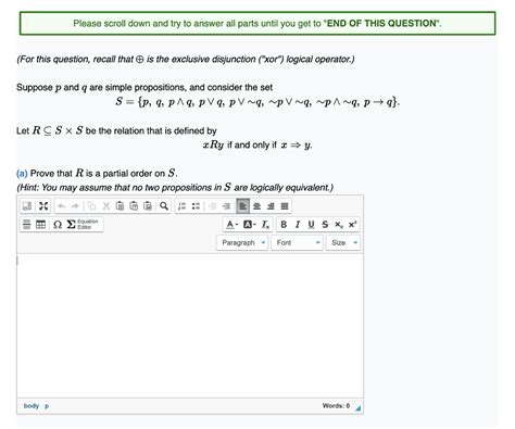 Solved For This Question Recall That ⊕ Is The Exclusive