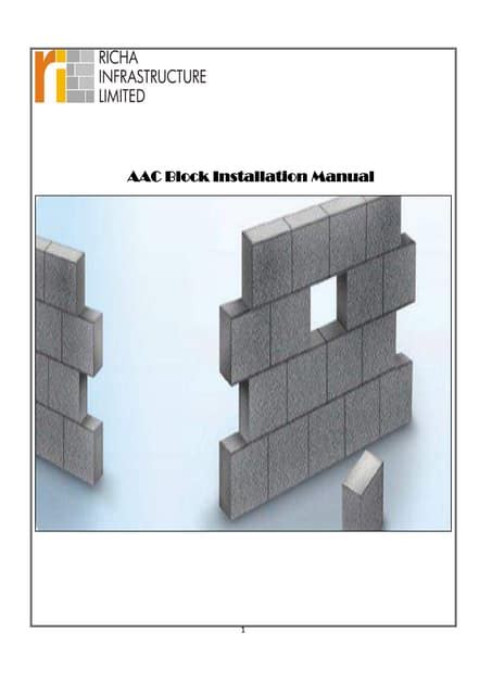 Aac Block Work Pptpdf