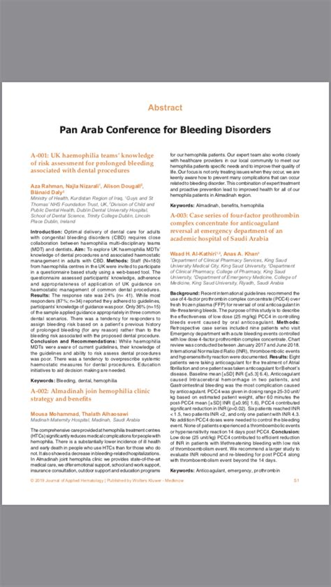 Pdf Case Series Of Four Factor Prothrombin Complex Concentrate For