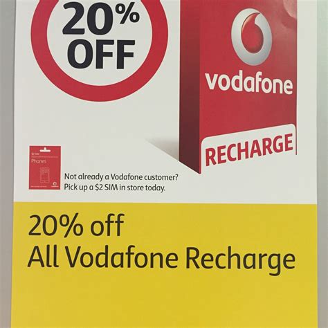 Vodafone 20 Off Recharge Coles Ozbargain