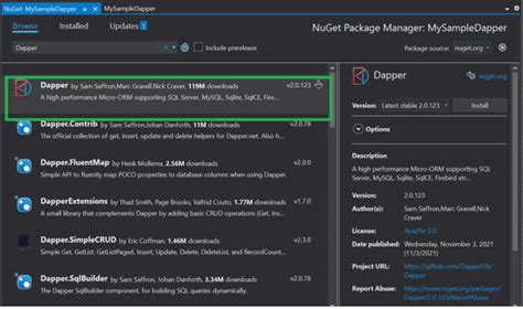 How To Use Dapper Micro ORM With C NET CodeGuru