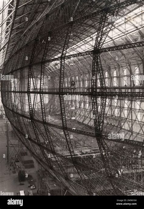 Assembled At Friedrichshafen During 1932 1936 The Hindenburgs Huge