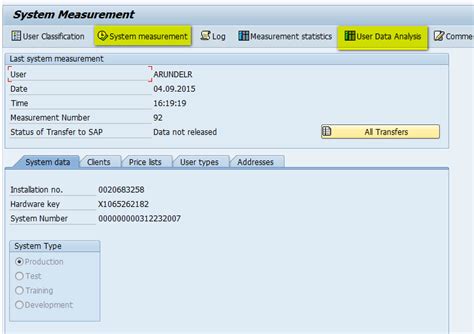 Sapist My Sap Experiments Usmm Tcode User Data Analysis