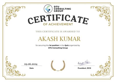 🎉 Excited To Share That I Secured 1st Place In The Quiz Organized By