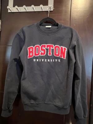 Champion Boston University Crewneck Sweatshirt Size Medium Ebay