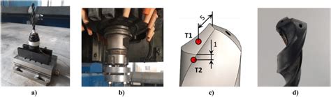 Machining Test By Method 1 A Drilling Tool Fixed On The Worktable B Download Scientific