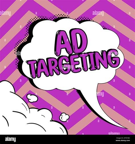 Writing Displaying Text Ad Targeting Conceptual Photo Target The Most