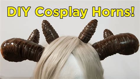 Easy Diy Foam Horns Tutorial For Cosplay Youtube