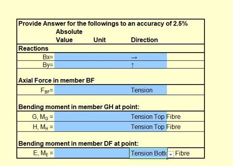 Solved W H Use A Structural Analysis Program To Determine