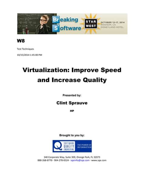 Virtualization Improve Speed And Increase Quality Pdf