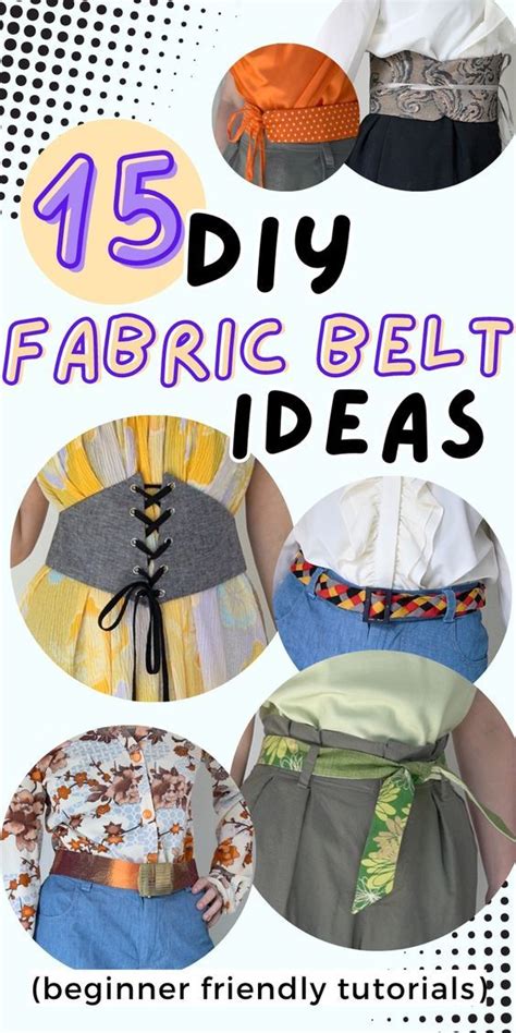 Check Out These 15 Diy Fabric Belt Ideas And Tutorials That Use Scraps