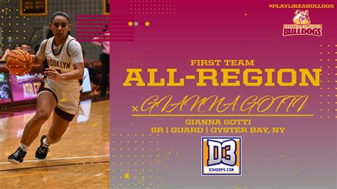 🔥 Free Download Gianna Gotti Earns D3hoops First Team All Region