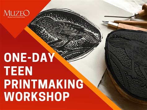 One Day Teen Printmaking Workshop Muzeo Museum And Cultural Center
