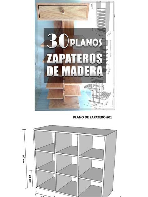 Una Guía Con 30 Planos Para Hacer Zapateras De Madera Pdf