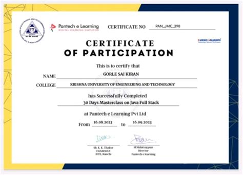 Saikiran Gorle On Linkedin I Am Very Happy To Share My 30 Days Masterclass On Java Fullstack In…