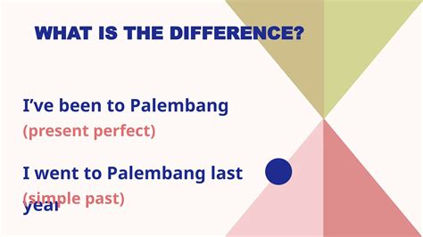 Difference Between Simple Past VS Present Perfect Pptx