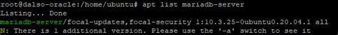 Ubuntu Mariadb MySQL 최신버전 설치하기 달소씨의 하루