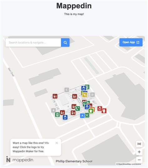 embedding a map with webflow mappedin