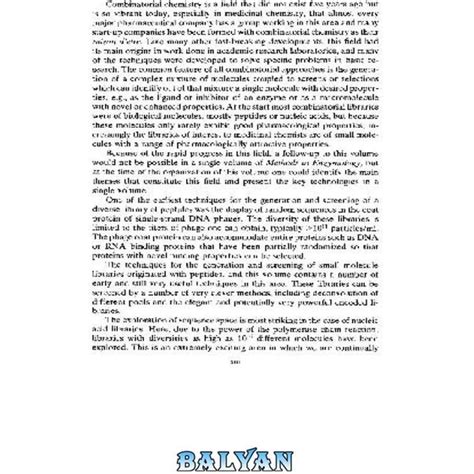 خرید و قیمت دانلود کتاب Combinatorial Chemistry Part A ترب