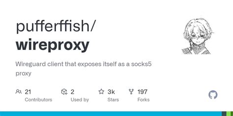 Wireproxy Wireguard Client That Exposes Itself As A Socks5 Proxy