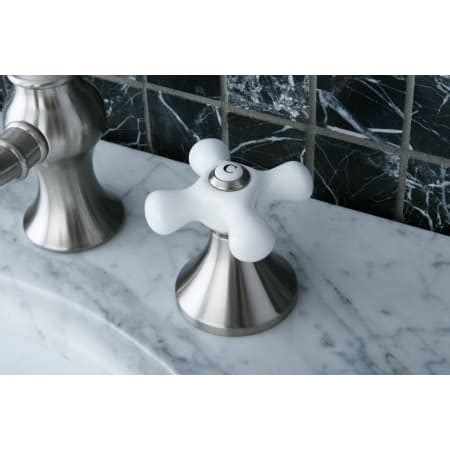 Kingston Brass Kc7168px 12 Gpm Widespread Bathroom Faucet With Pop Up