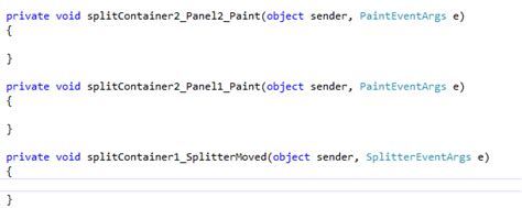 C Window Forms Split Container Border Width Stack Overflow