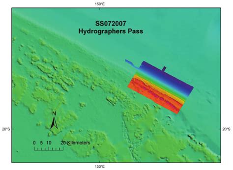 Sun Shaded Relief Map Of The Hydrographers Pass Survey Area Download