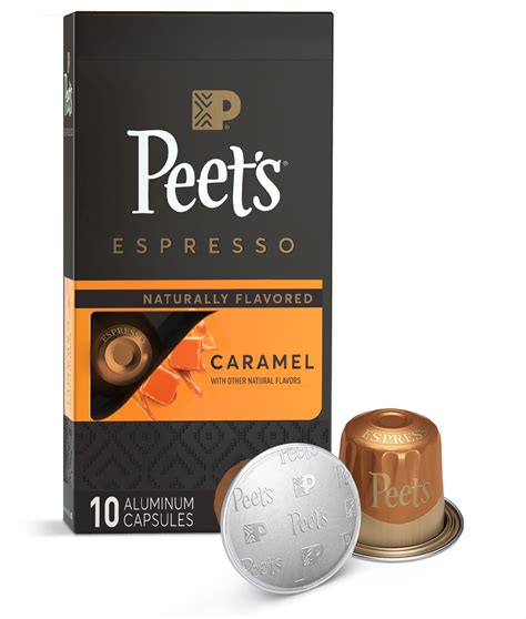 Peets Caramel Nespresso Capsules Free Shipping Over 49 Peets Coffee