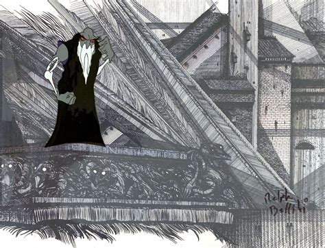 Wizards Blackwolf Animation Cel 1977 In Michael Reyess Other Comic
