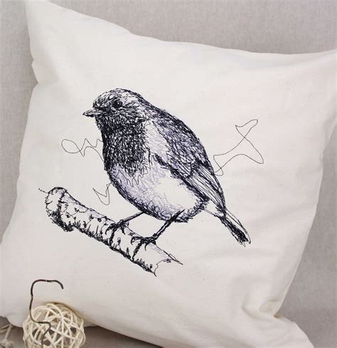 Stickdatei Rotkehlchen Scribble