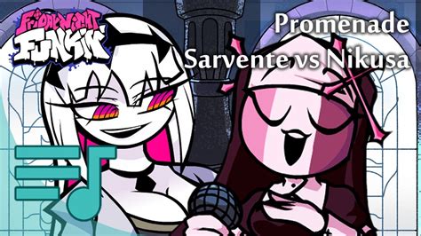 Sarvente Vs Nikusa Promenade Fnf Entity Mod Friday Night Funkin