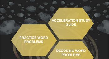 Acceleration Study Guide Practice Problems By Physics With Ms Pol