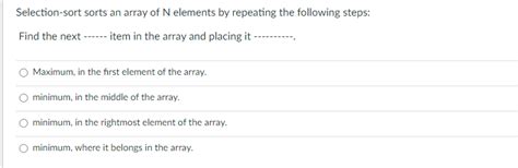 Solved How Many Swaps Do You Perform To Sort The Following